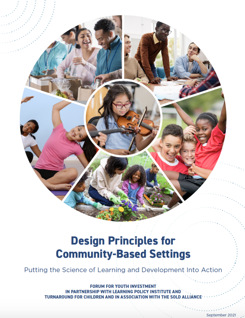 Design Principles for Community-Based Settings: Putting the Science of ...
